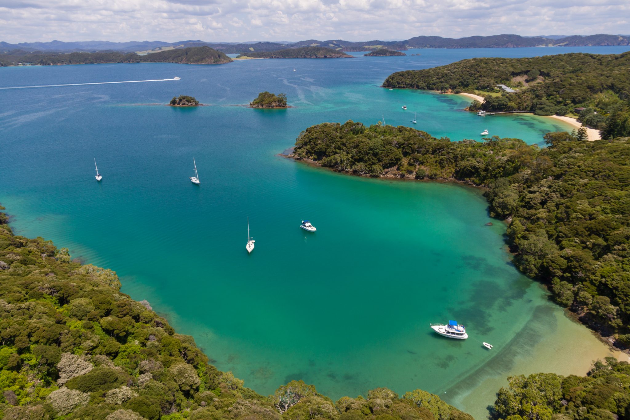 Moturua Island, cruising ground, Bay of Islands, New Zealand